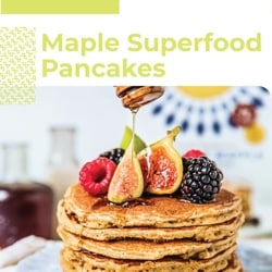 High-Fiber Maple Pancakes • Martindale’s Natural Market