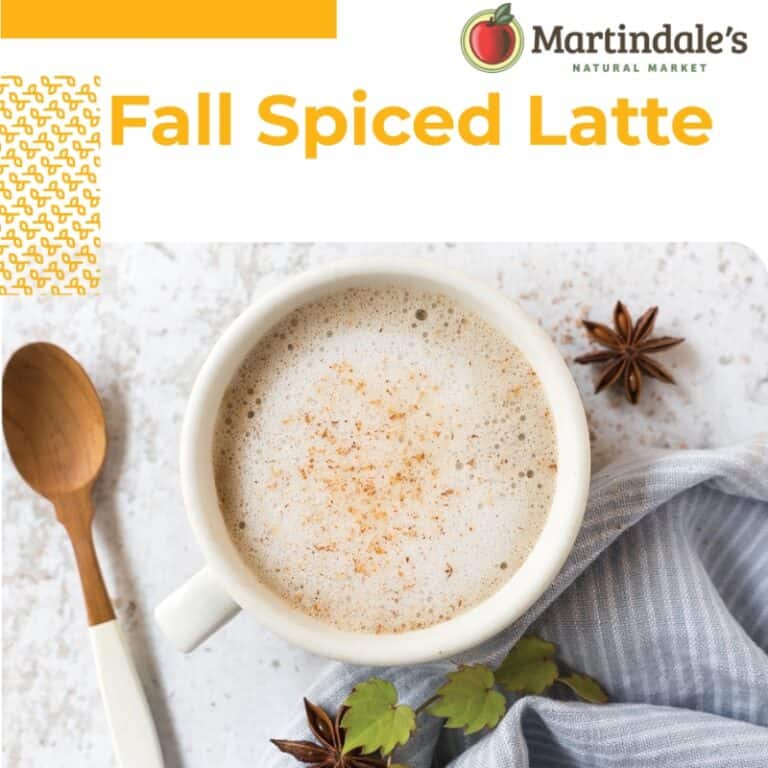 Fall Spiced Latte • Martindale’s Natural Market